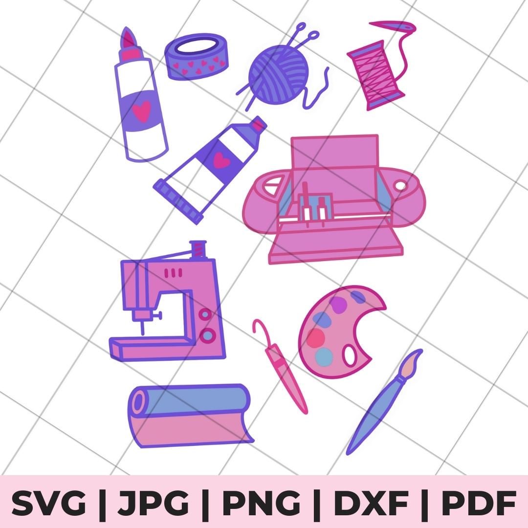 Craft Icon Sticker Sheet Printable – The Country Chic Cottage