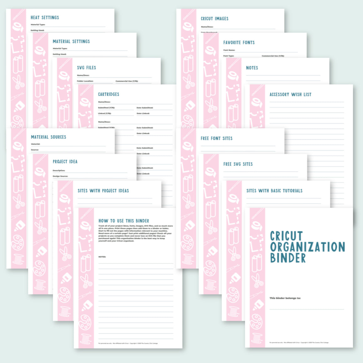 Cricut Products – The Country Chic Cottage