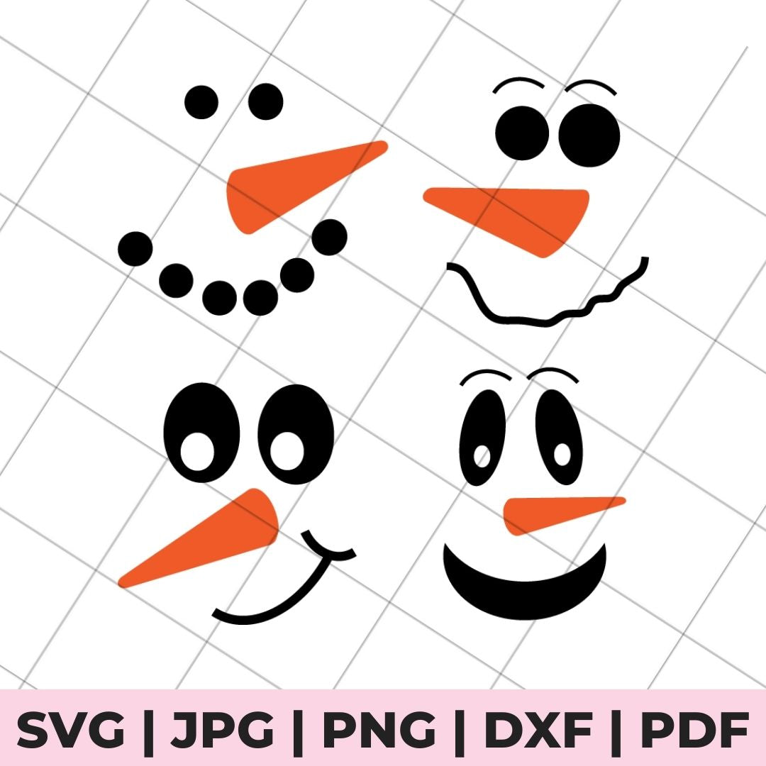 Snowman Face Clip Art Snowman Face|453047|Regular Cut
